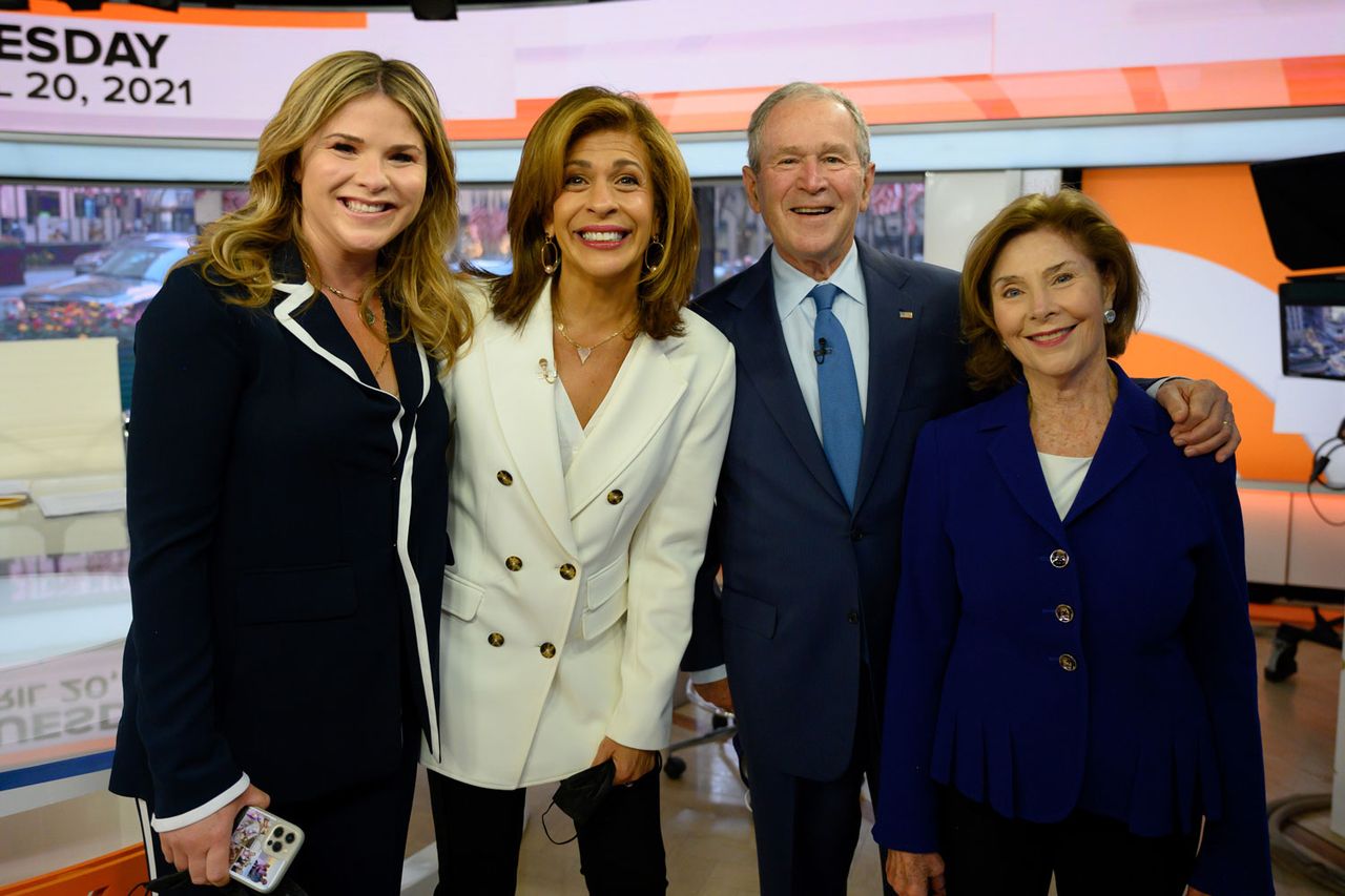 George W. Bush Delights in Reuniting with Hoda Kotb, Jokes They're ...