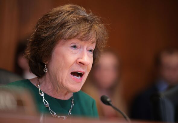 Susan Collins, 73, raises health concerns after shaking uncontrollably ...