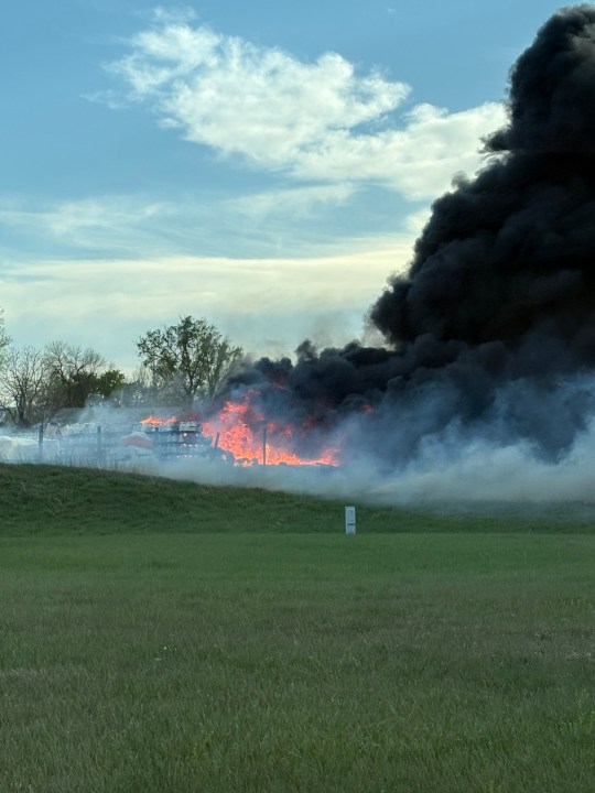 Propane tanks explode during fire near Sturgis - AOL