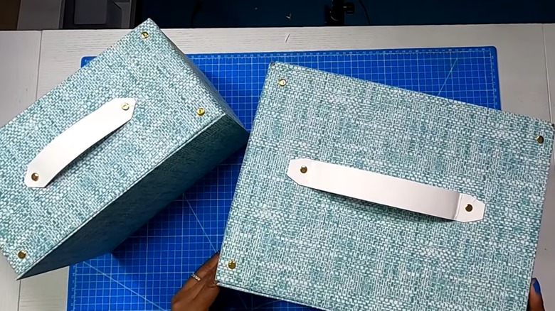 An Old Shipping Box Isn't Trash: Upcycle It For Chic Laundry Room ...