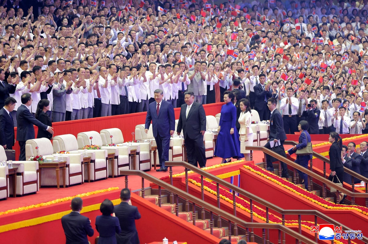 Xi Jinping and Kim Jong Un pledge to ‘resist US aggression’ during rare ...