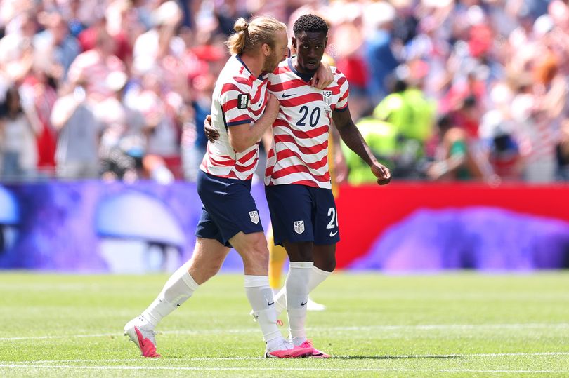 World Cup referee goes down during game as player forced to step in and ...