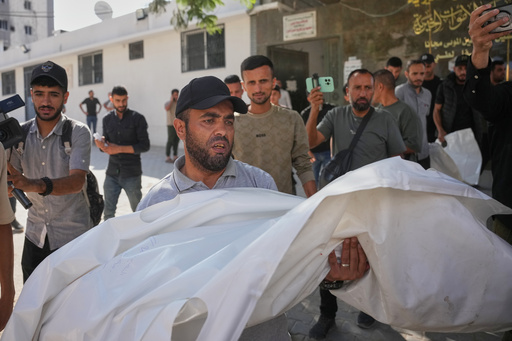 An Israeli strike hits a Gaza City apartment, killing 2 children ...