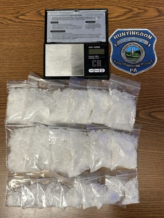 Over $37K in meth seized, two arrested in Huntingdon County drug bust - AOL