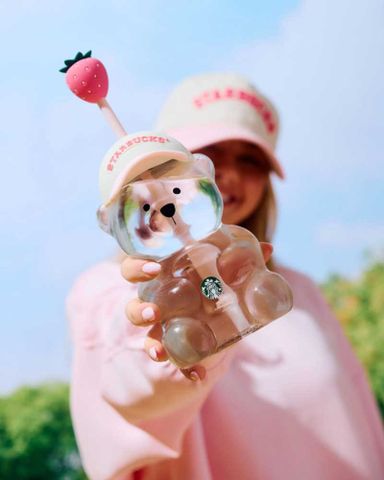 The Starbucks Bearista Cup Is Back with a New Pink Look for Summer - AOL