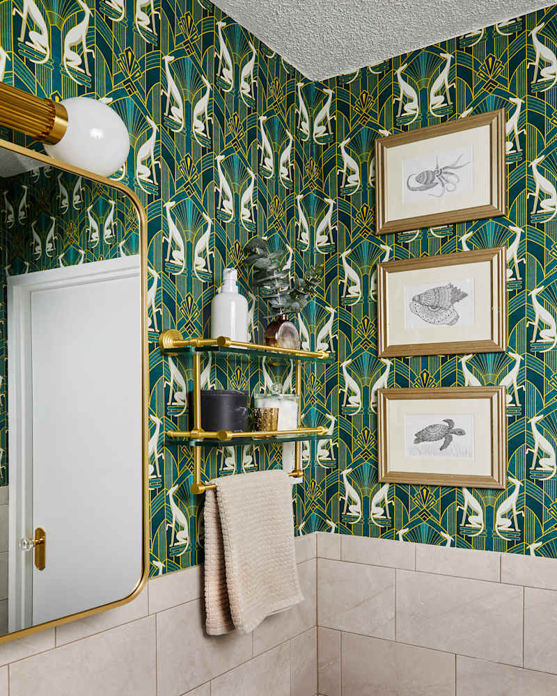 This Designer Turned a Bland 750-Square-Foot Rental into an Art Deco ...