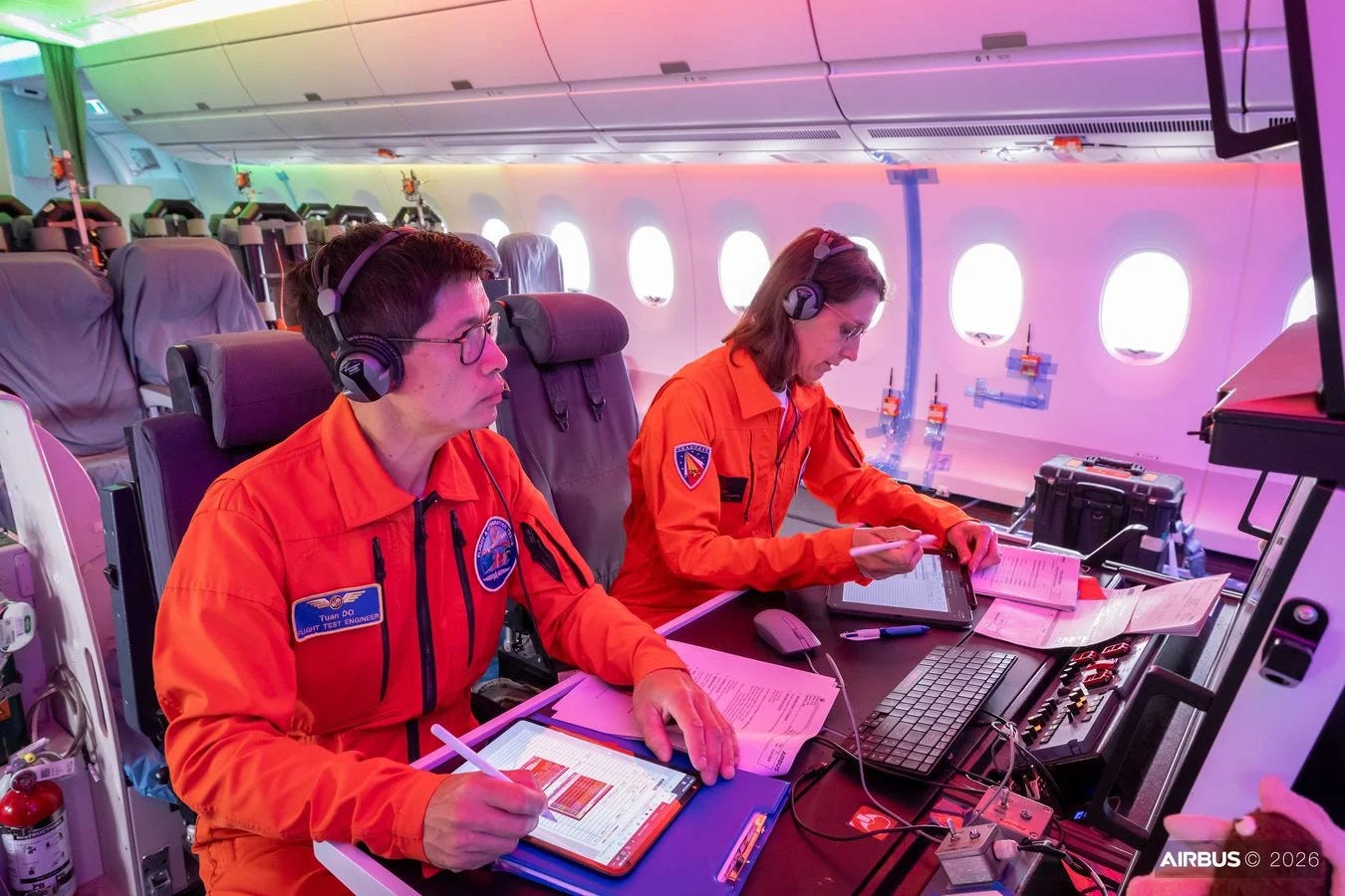 Inside the specially-modified Airbus jet built for the world's longest ...