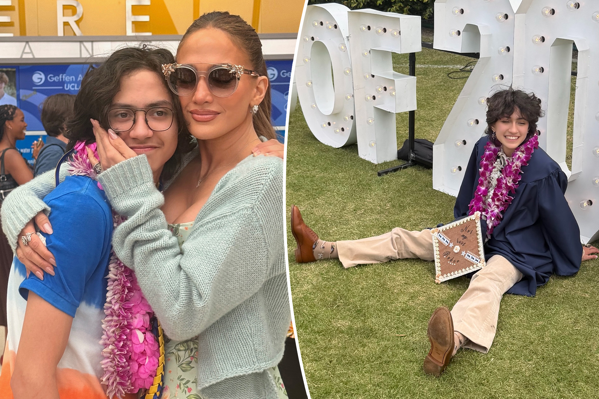 Jennifer Lopez shares intimate photos from twins’ graduation ceremonies ...