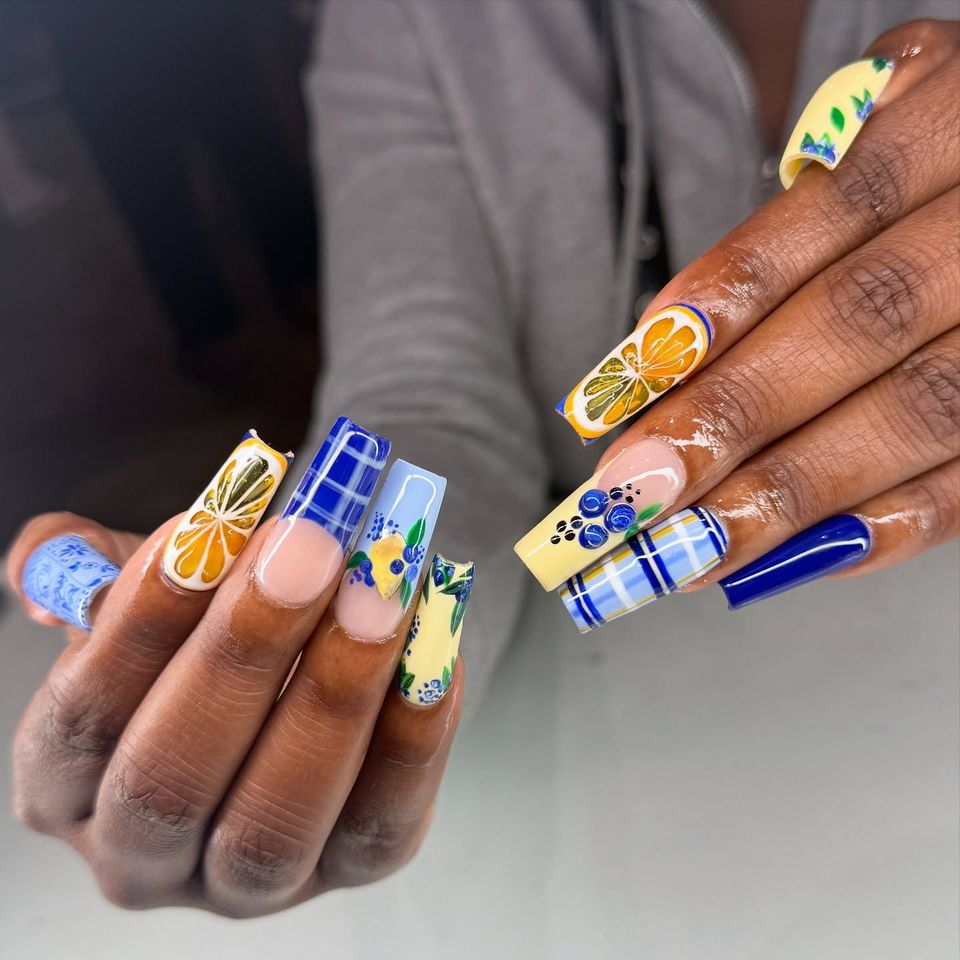 13 Citrus Nail Designs That Lean Into Summer's Juiciest Manicure Trend ...