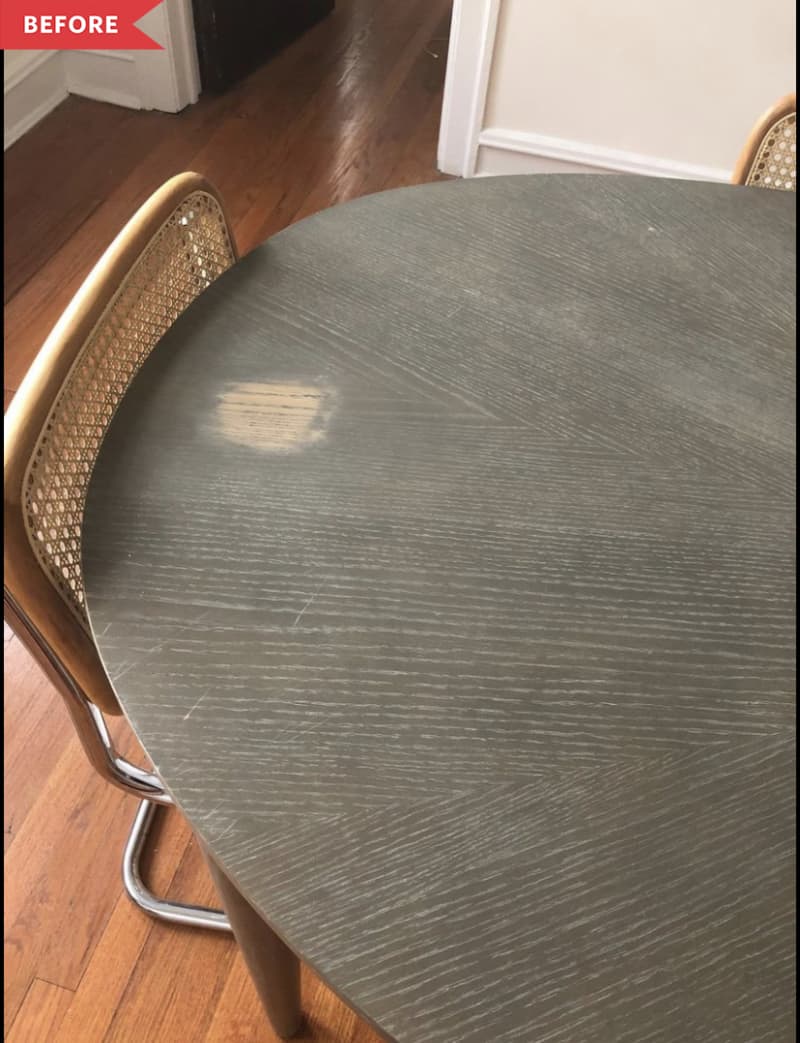 A Damaged Secondhand Dining Table Got a $25 Redo - AOL