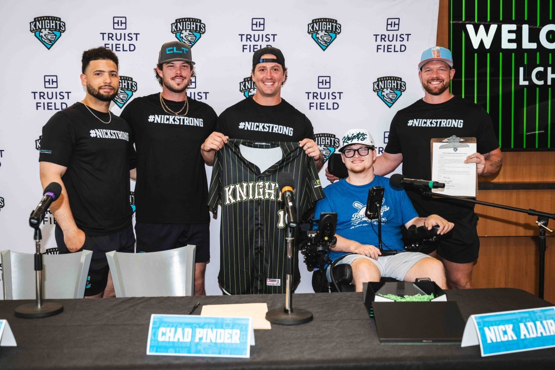 Charlotte Knights surprise teen spinal cord recovery patient with one ...