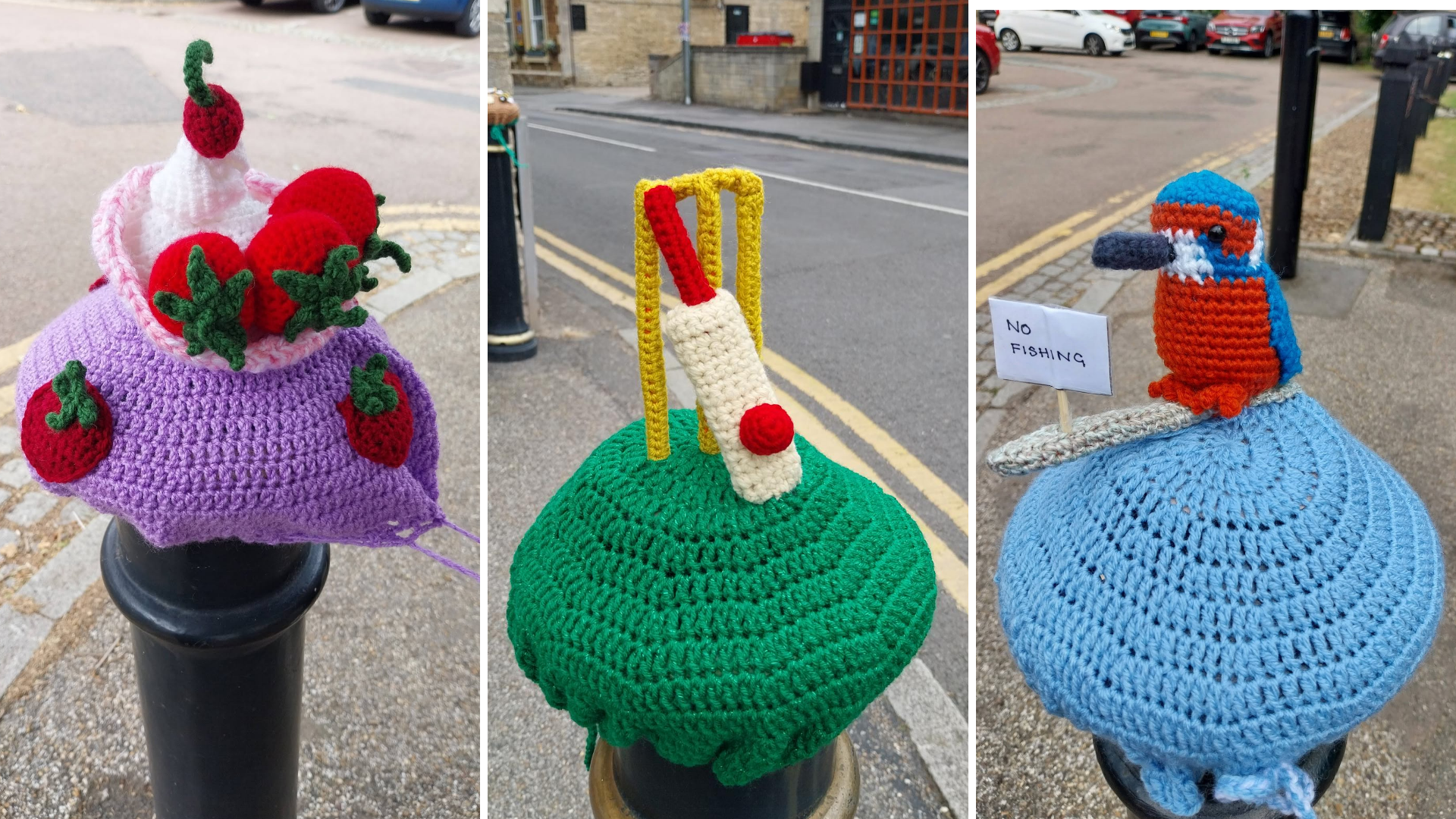 'Our yarn bombs bring a personal touch to town' - AOL
