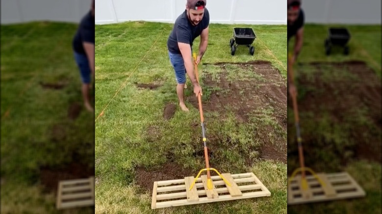 Build A DIY Lawn Leveling Rake On A Budget - AOL