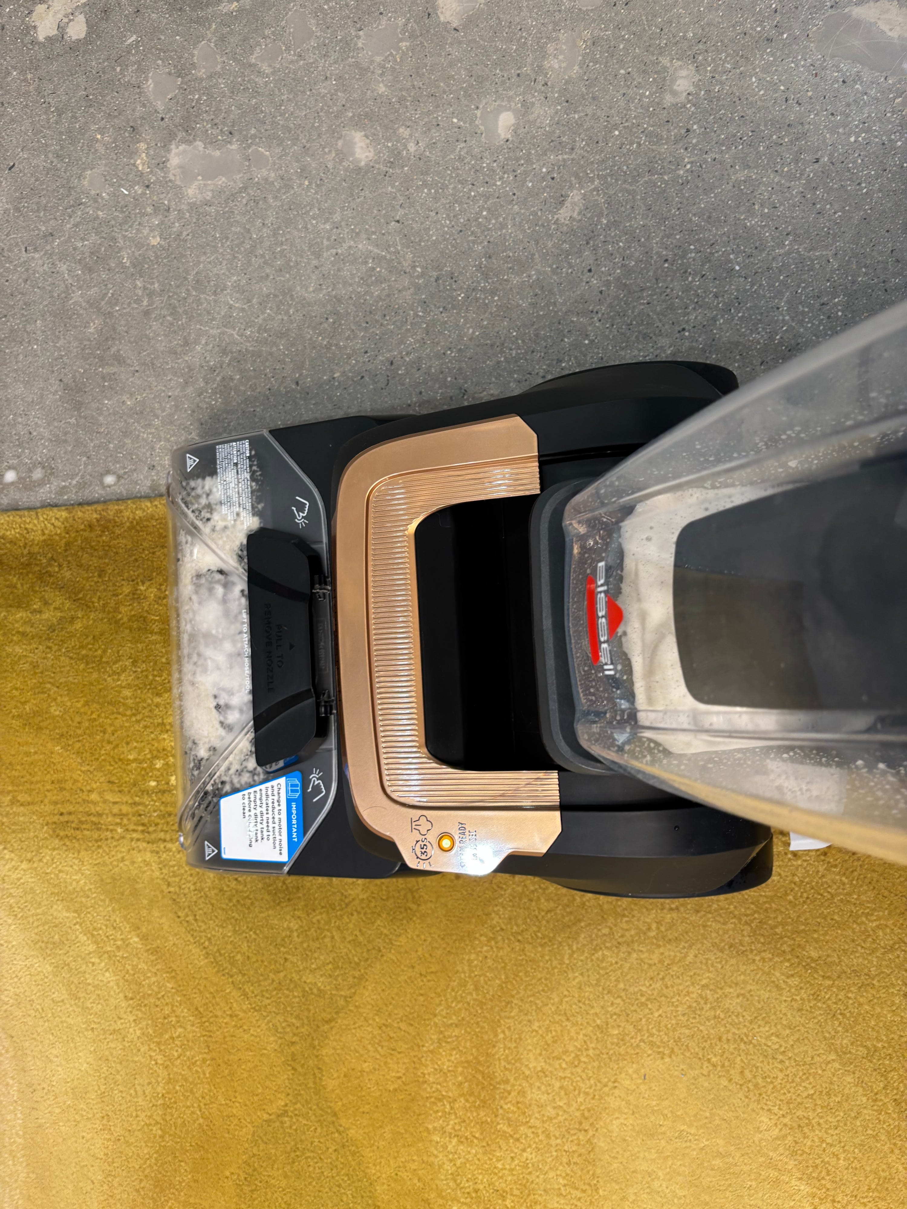 The Bissell Revolution HydroSteam Carpet Cleaner Lifted Stains I Didn’t ...