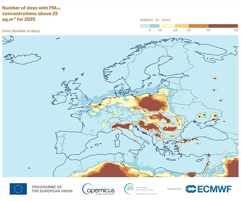 Air quality is improving across Europe as report finds ‘steady decrease ...