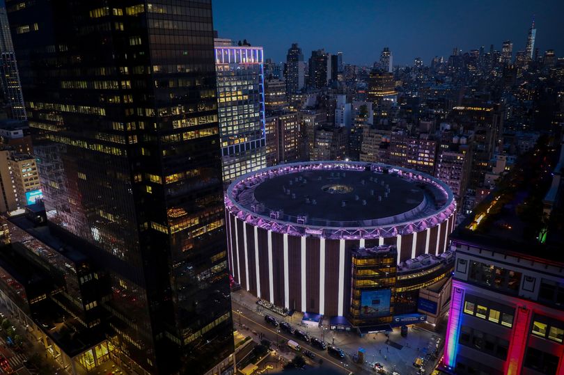 Madison Square Garden lit up in romantic rose ahead of Taylor Swift's ...