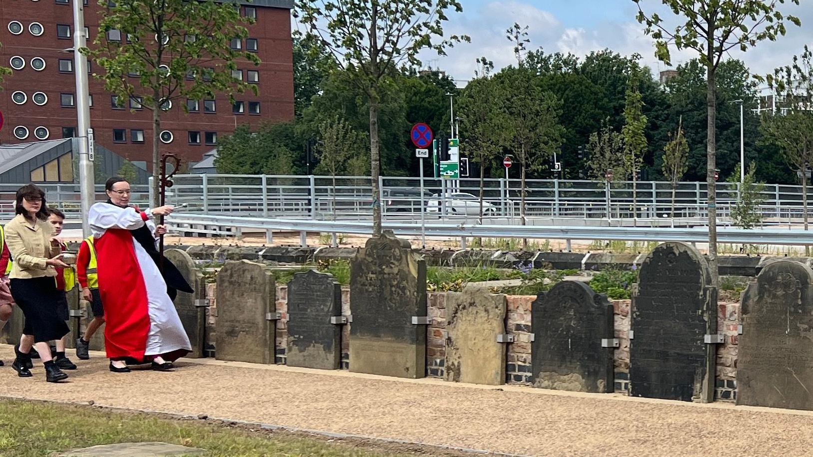 Burial ground reconsecrated after remains reburied - AOL