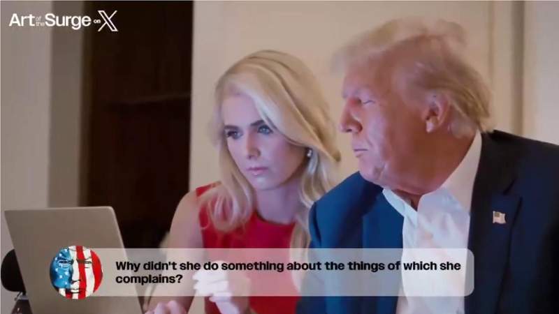 Trump and His Blonde Aide Natalie Harp Appear Close in Resurfaced Video ...