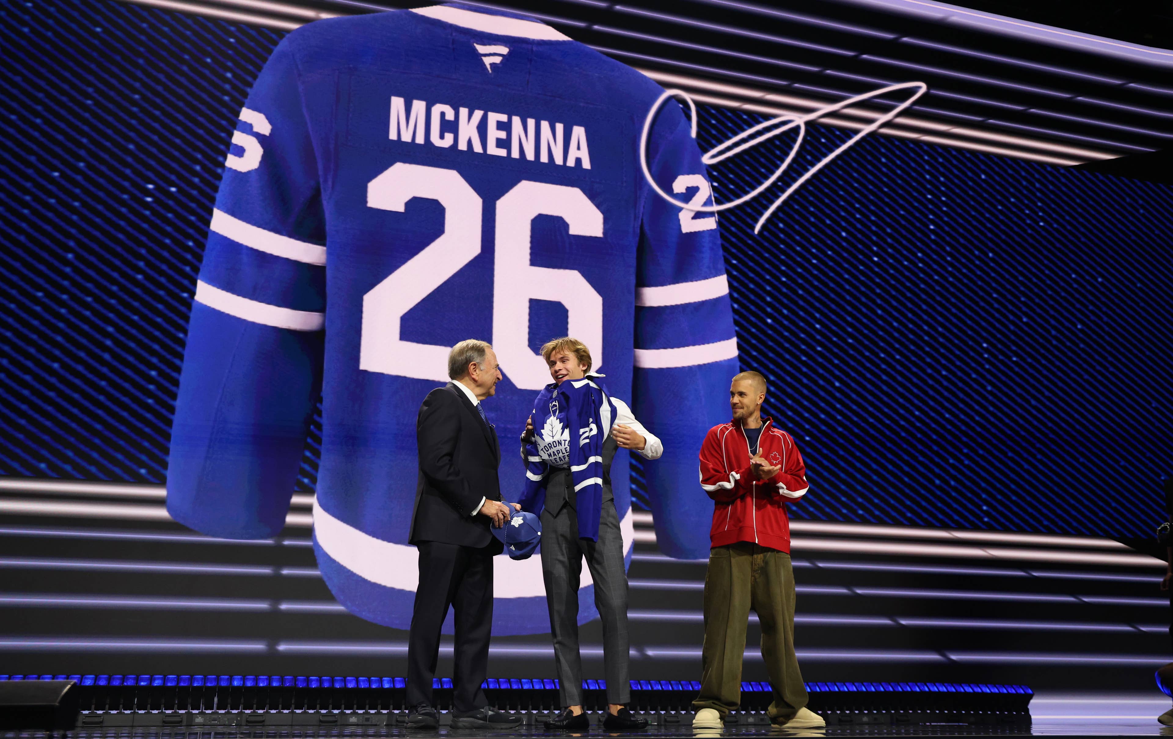 Maple Leafs’ No. 1 Pick Gavin McKenna Spotted With Mitch Marner in ...