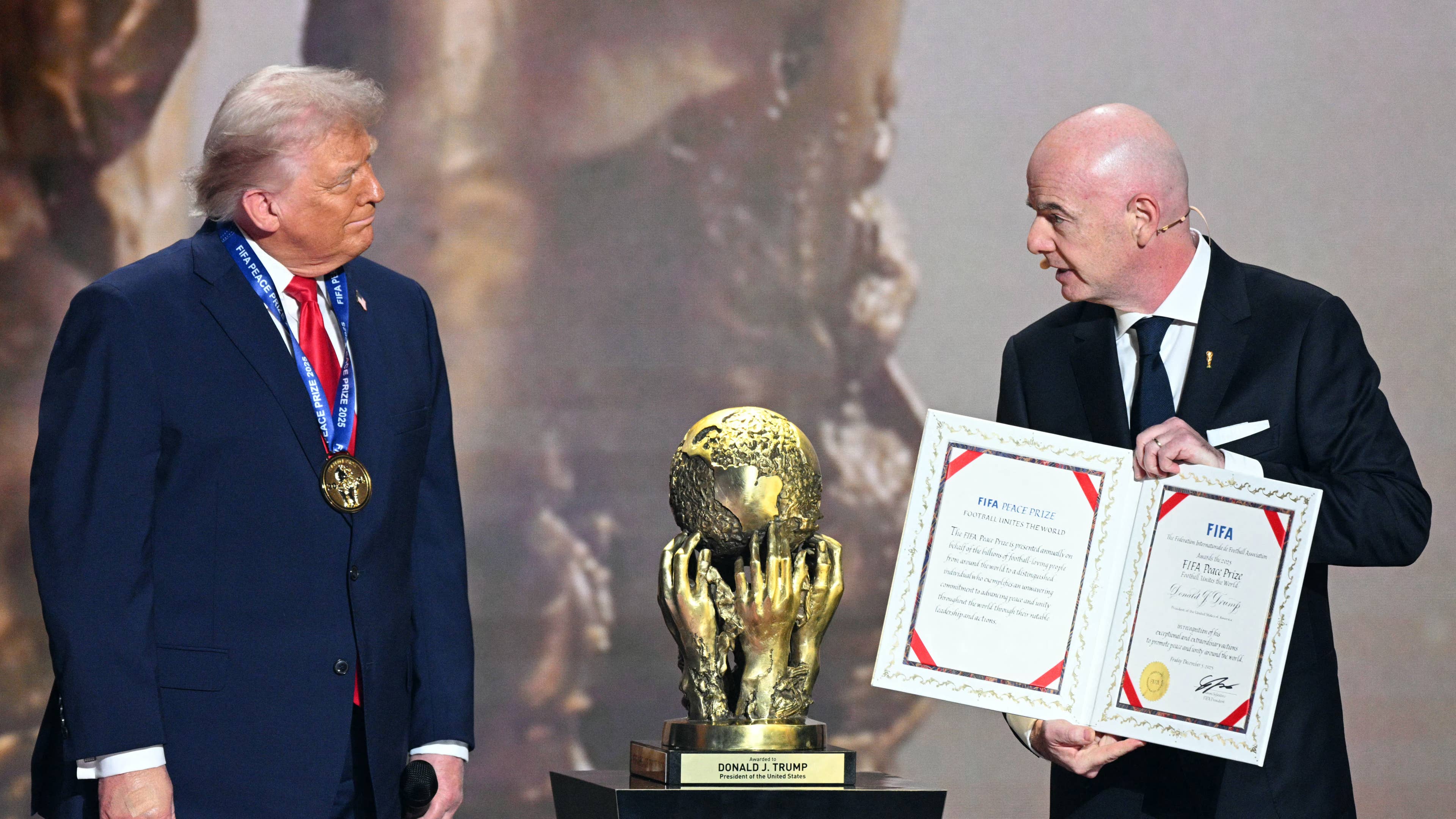 FIFA Reviews Future of Peace Prize After Trump’s Controversial Awarding ...